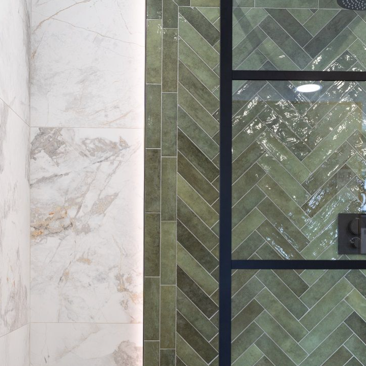 HOXTON GREEN PARK ZELLIGE KITCHEN BATHROOM TILE | YTC Yorkshire Tile ...