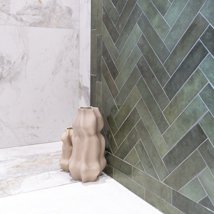 HOXTON GREEN PARK ZELLIGE KITCHEN BATHROOM TILE | YTC Yorkshire Tile ...