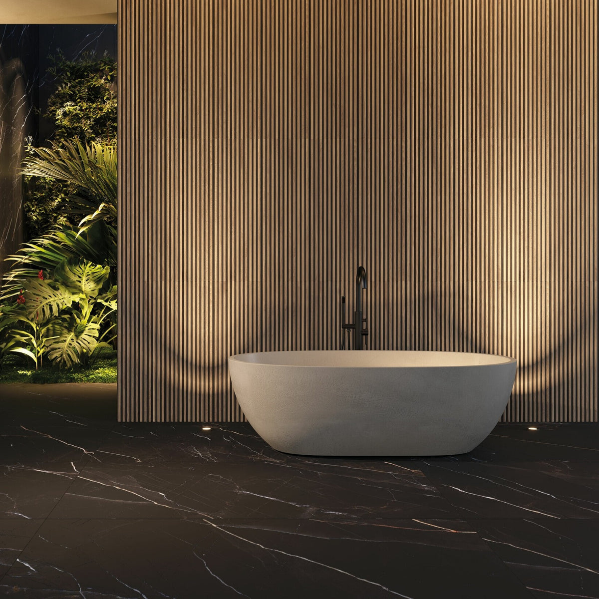 LEXINGTON EBONY OAK SLATTED WOOD TILE | YTC Yorkshire Tile Company ...